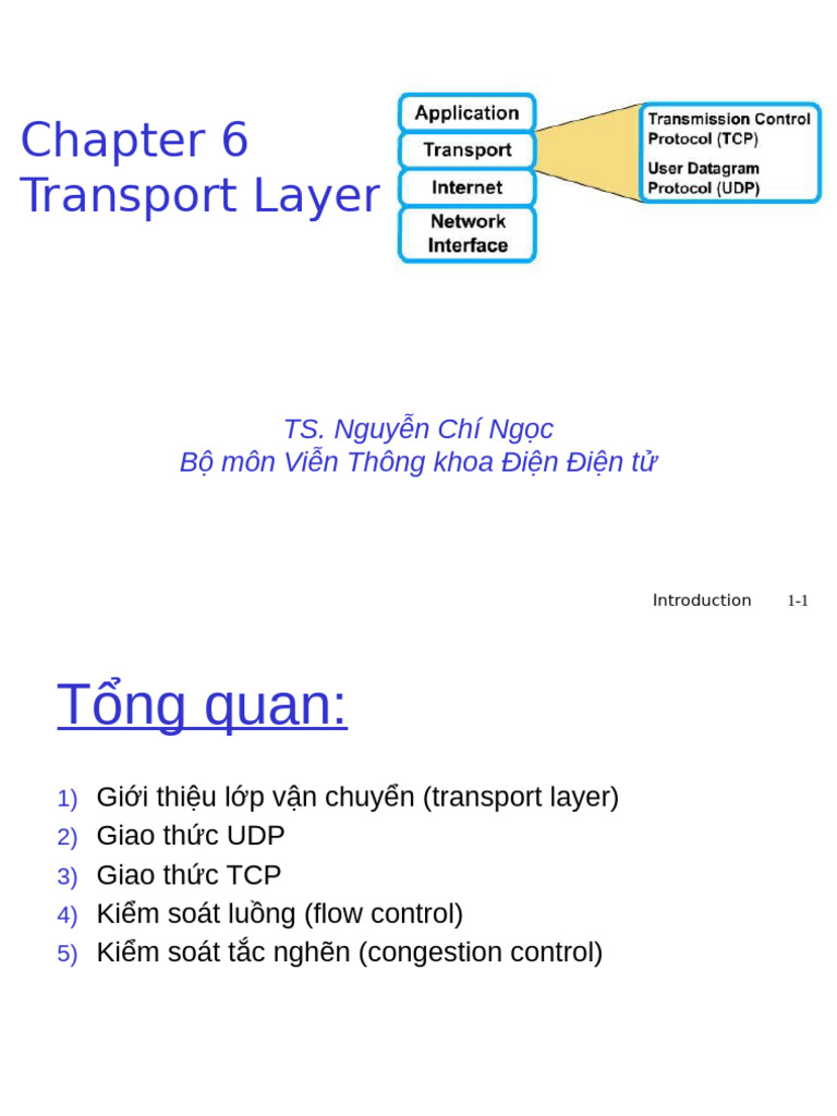 Chapter6 - Transport Layer | PDF