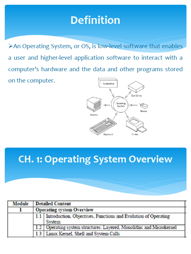unit 1 | PDF | Kernel (Operating System) | Operating System