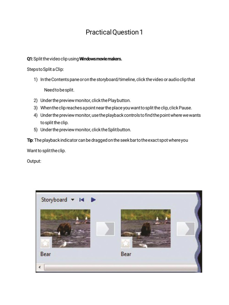 practical Question 1 | PDF