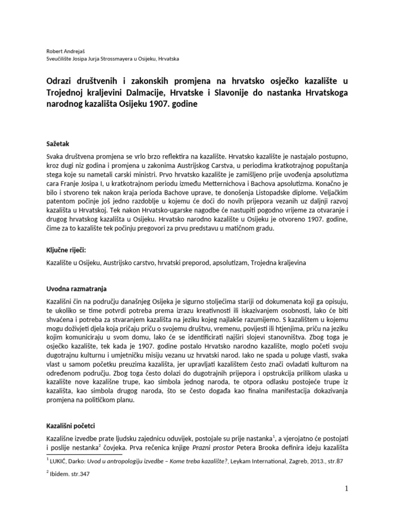 HNK Osijek - A (4876) TTT | PDF