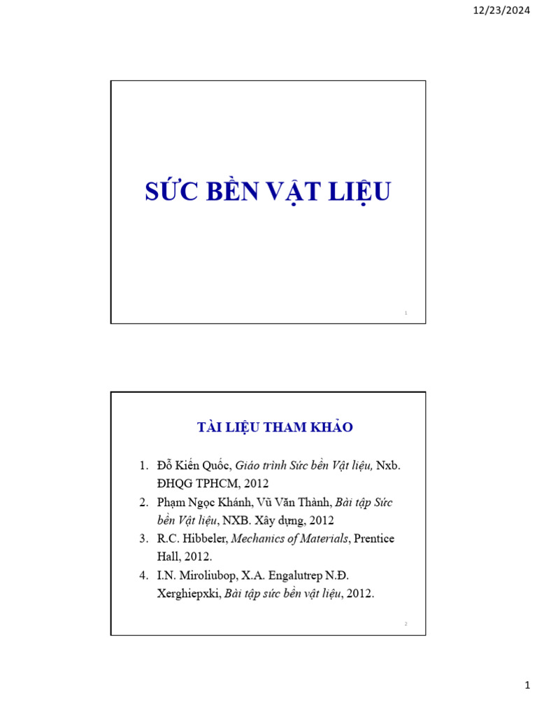 Bai Giang Sbvl | PDF