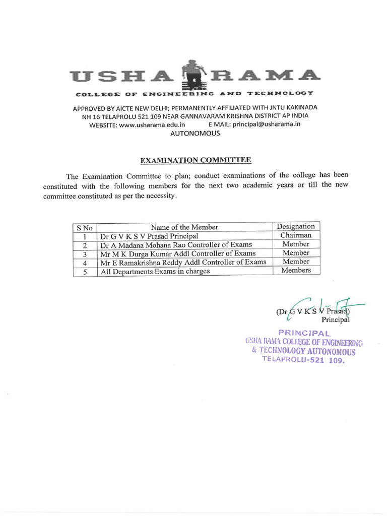 Examinations Committee | PDF