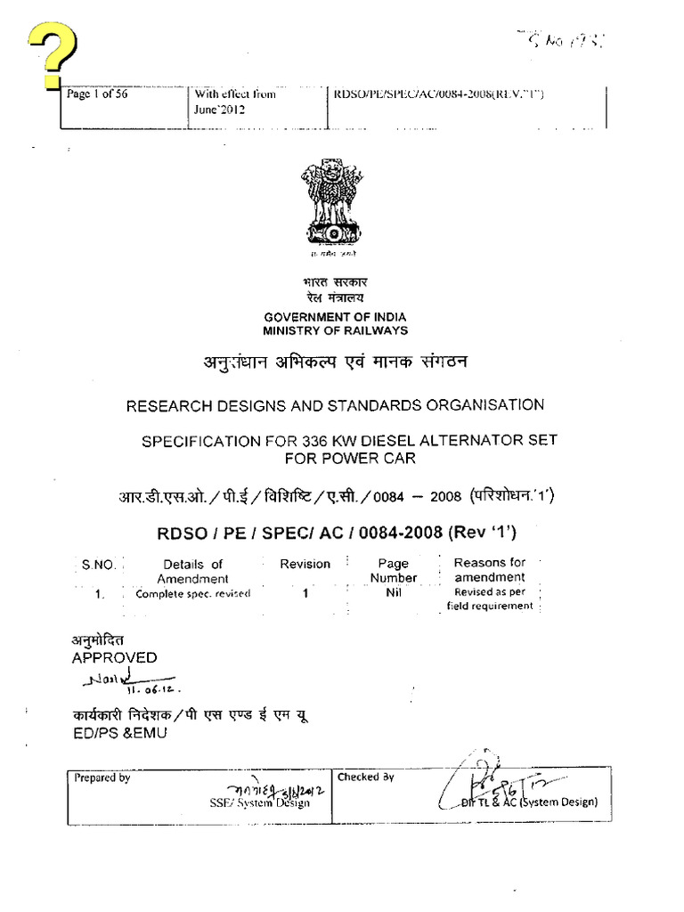 Rdso-Pe-Spec-Ac-0084-2008 (Rev-1) | PDF | Electromagnetic Compatibility | Transport