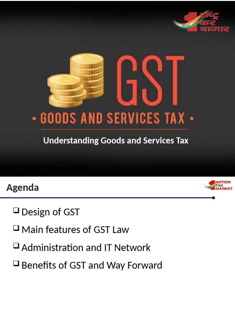 Presentation on GST (1) | PDF | Value Added Tax | Excise