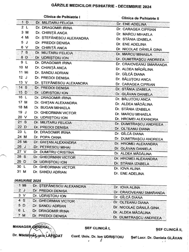 Garzi Psihiatrie Dec 2024 | PDF