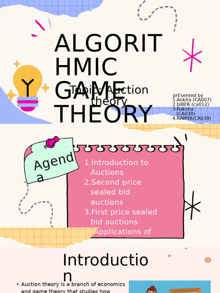 Auction Theory: Sealed-Bid Insights | PDF | Auction | Auction Theory