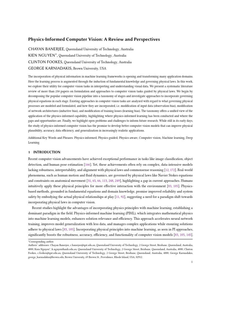 physics-informed-Comp-Vision-2305.18035v3 | PDF | Computer Vision | Machine Learning