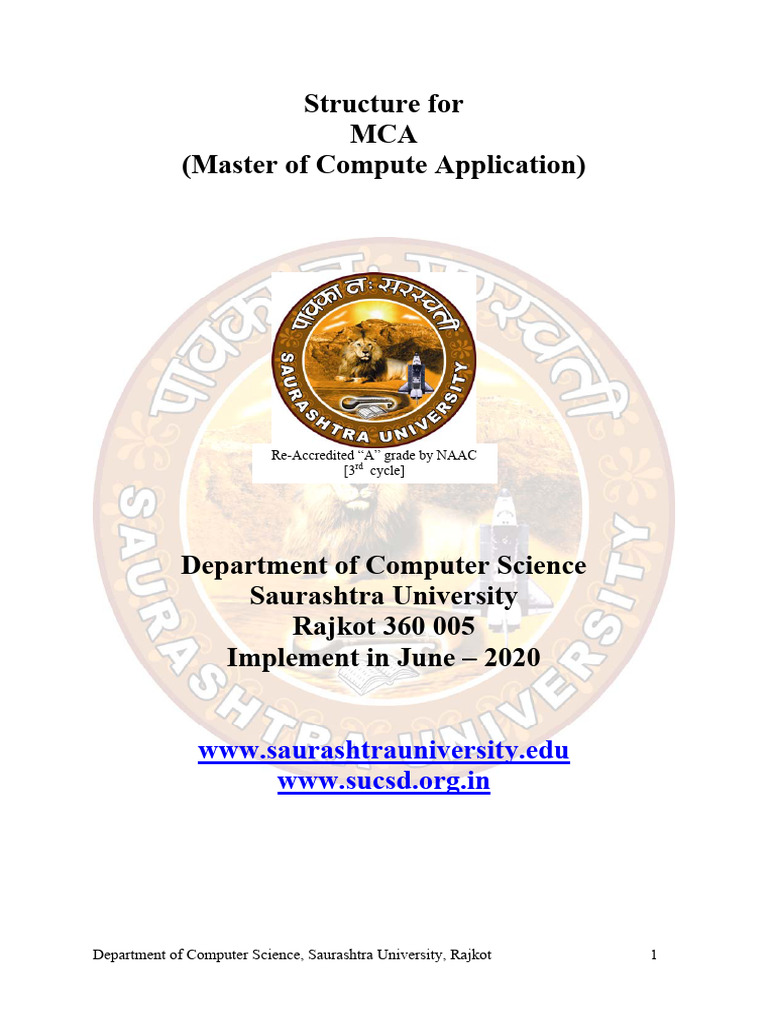 6 Mca Syllabus 2020 Pdf Computer Network Relational Database