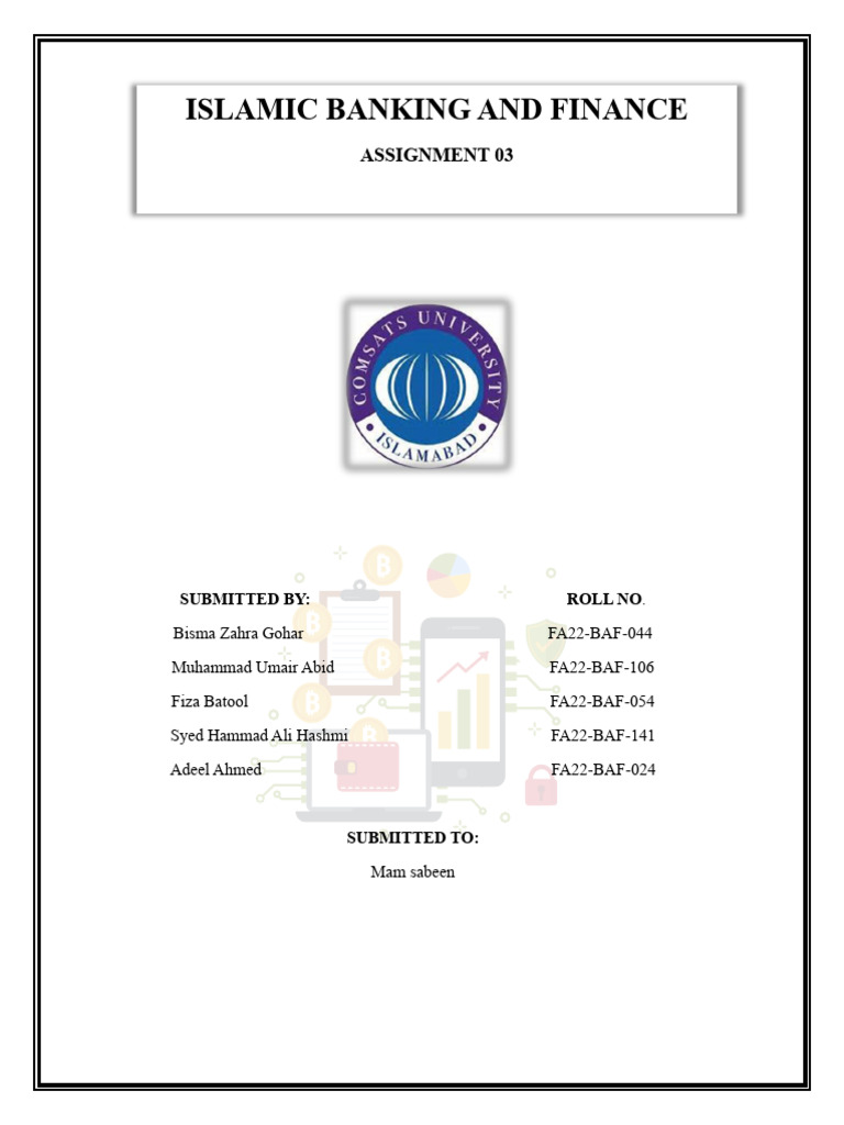Ibf Assig Comsata Uni Isb | PDF | Islamic Banking And Finance | Cryptocurrency