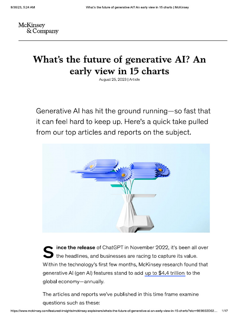 What's The Future of Generative AI - An Early View in 15 Charts ...
