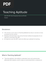 Teaching Aptitude Notes | PDF | Learning | Educational Assessment