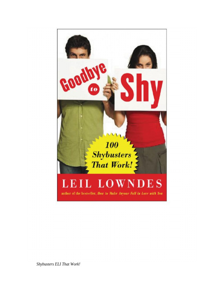 Goodbye Shy | PDF | Shyness | Copyright
