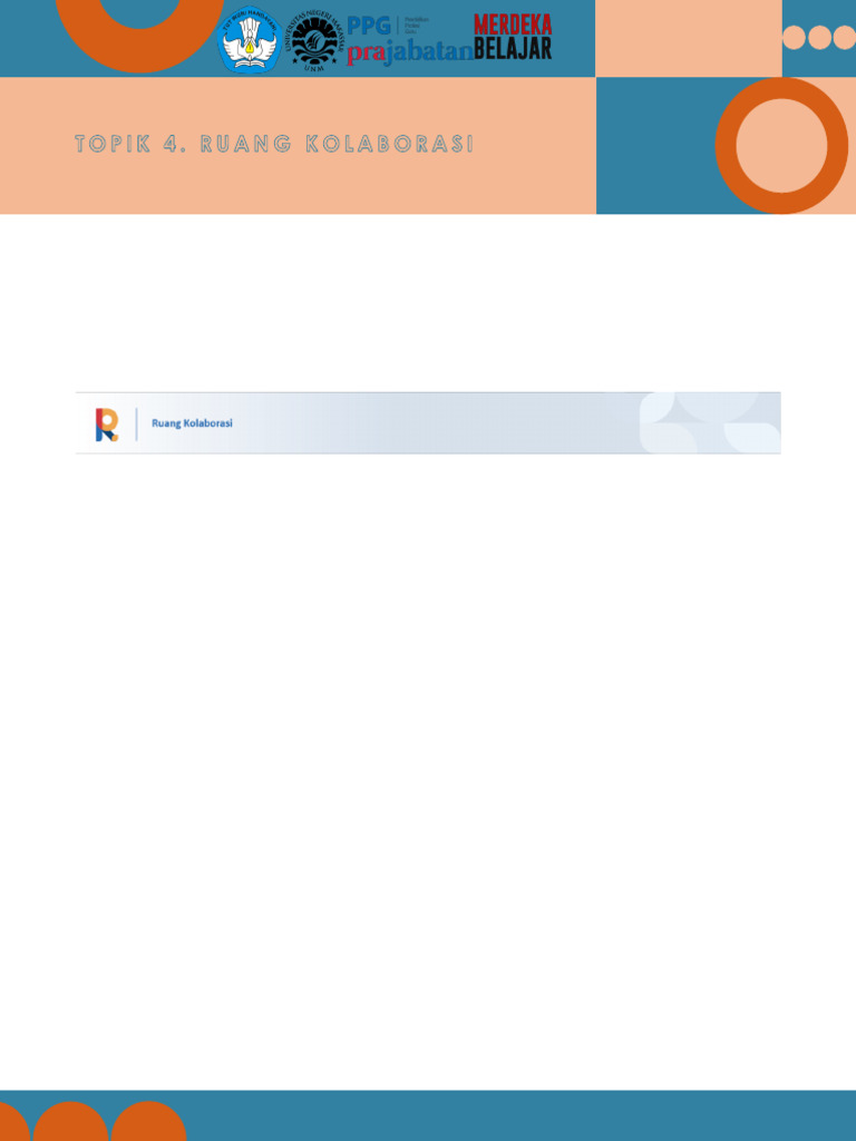 Topik 4. Ruang Kolaborasi | PDF