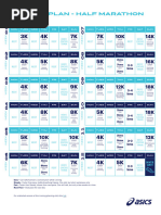 Hal Higdon's Novice Half Marathon Training Program | PDF