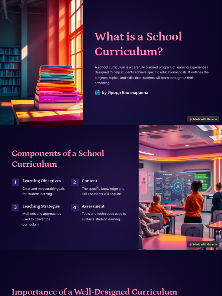 Understanding School Curriculum Essentials | PDF | Curriculum | Learning