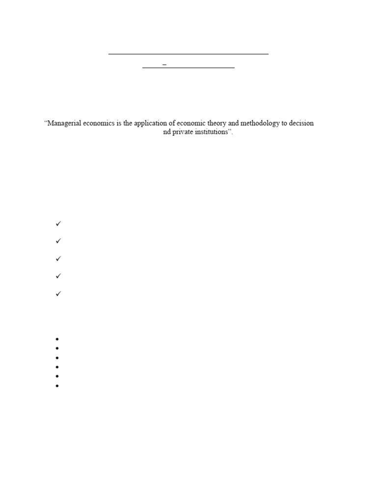 Managerial Economics-1 | PDF | Elasticity (Economics) | Demand