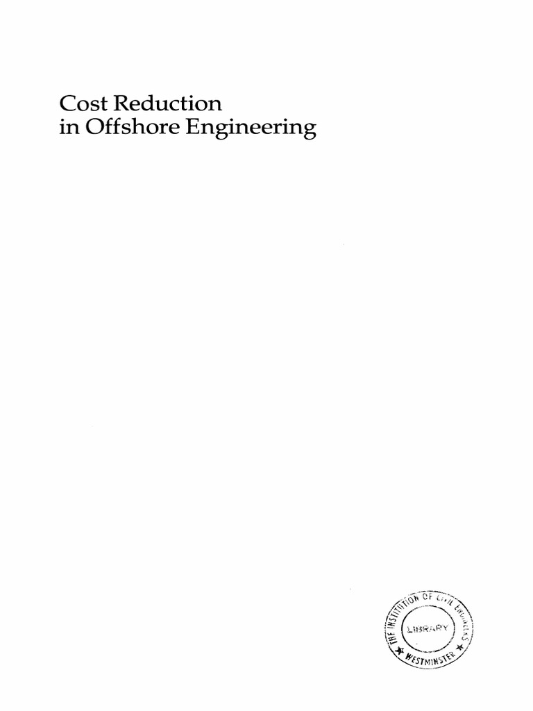 Cost Reduction in Offshore Engineering | PDF | Prices | Income