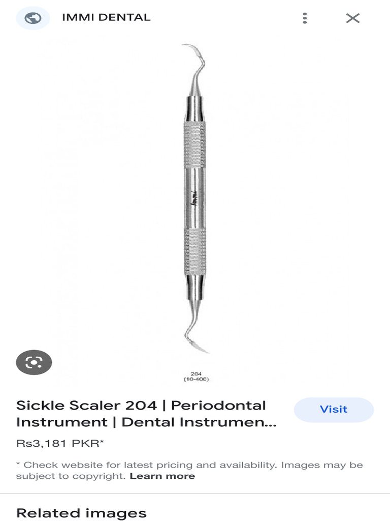 Sickle Universal Scaler - Google Search | PDF
