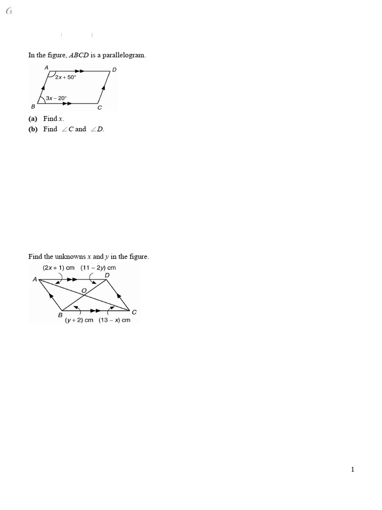 s3 ch11 Properties of Quadrilaterals Q | PDF | Rectangle | Euclid