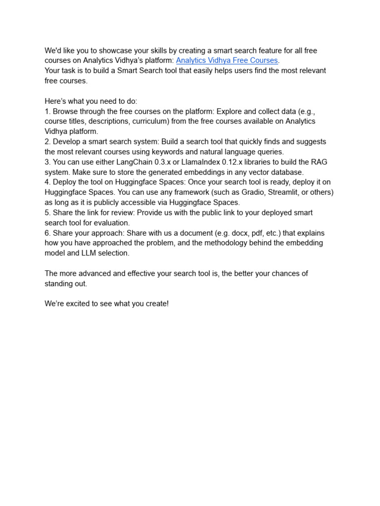 Project - Generative AI Intern | PDF