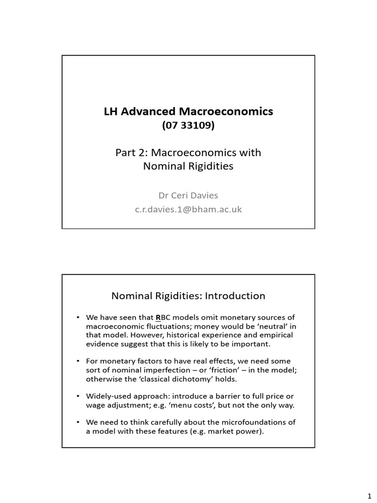 2 Nominalrigidities Slides Pdf Nominal Rigidity Macroeconomics 5018