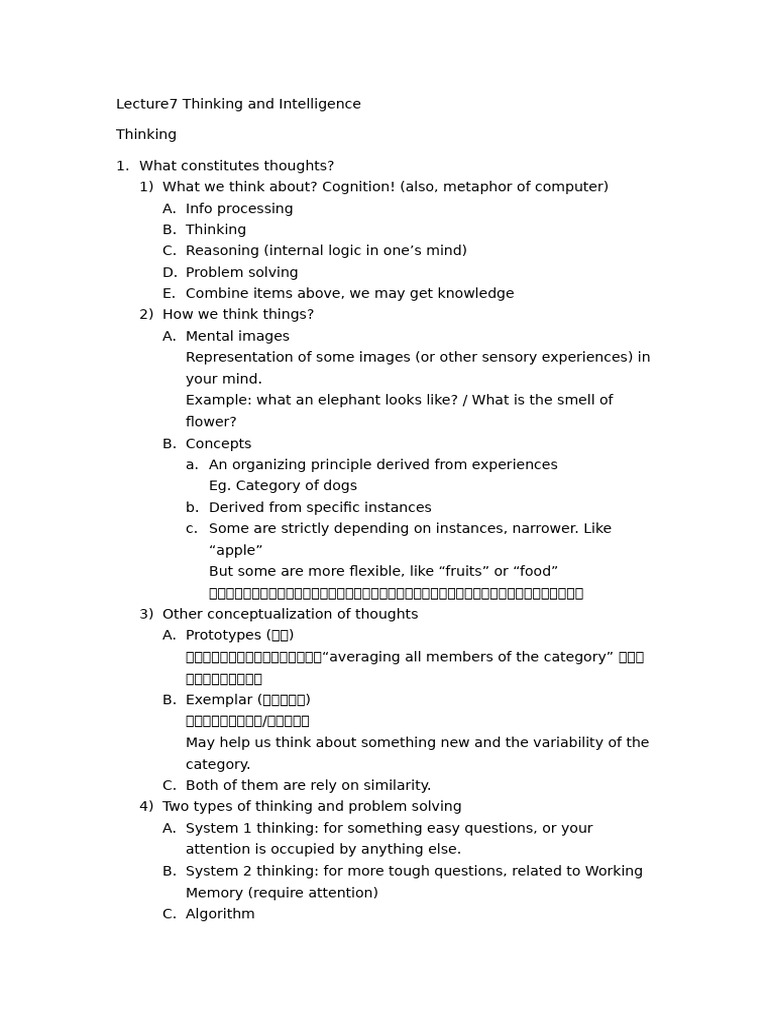 Notes For Lecture7 and 9 | PDF
