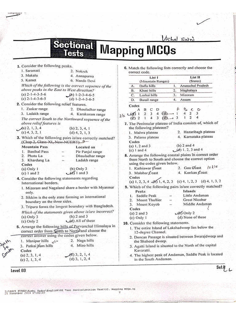 Set 12 Mapping Shoaib | PDF