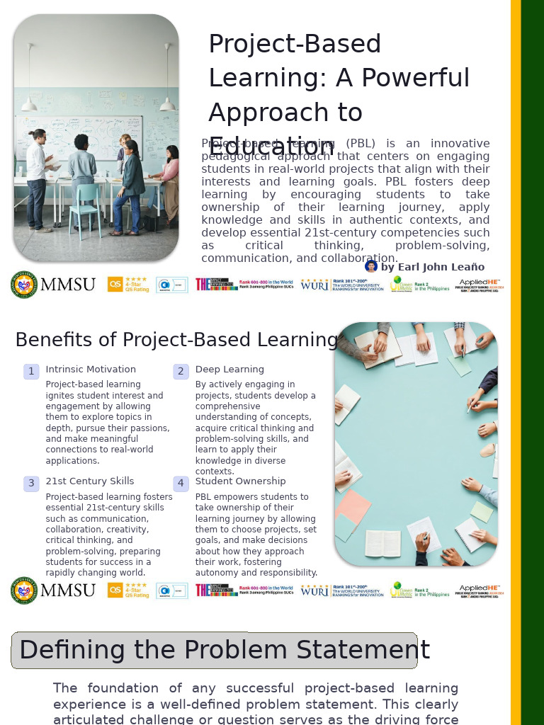 Project-Based Learning Benefits | PDF | Project Based Learning | Cognition