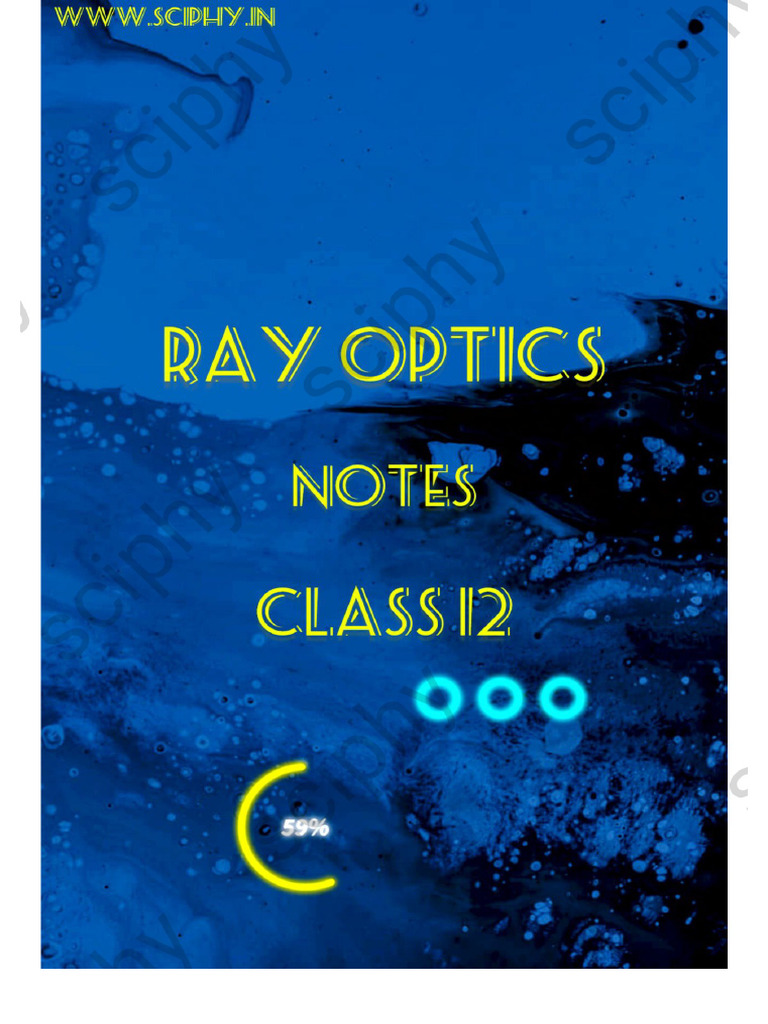 Ray Optics Notes-copy | PDF