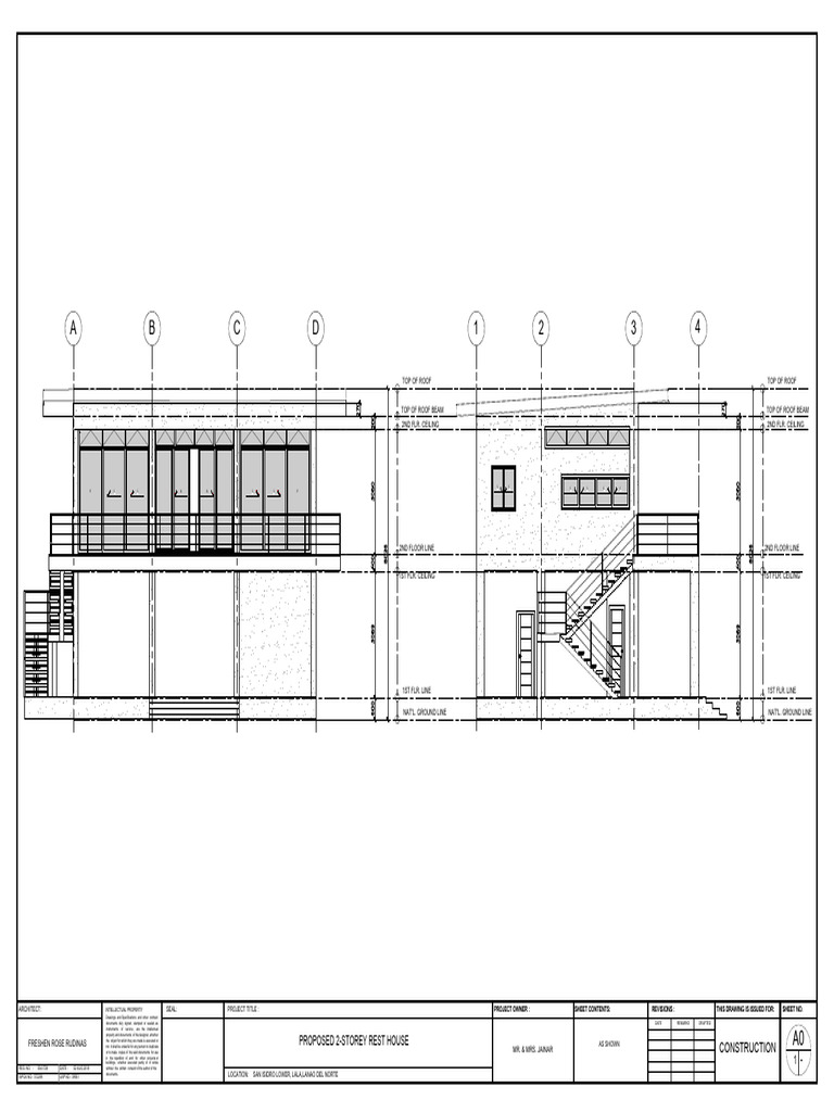 2-Storey Resthouse-Layout1 | PDF | Buildings And Structures