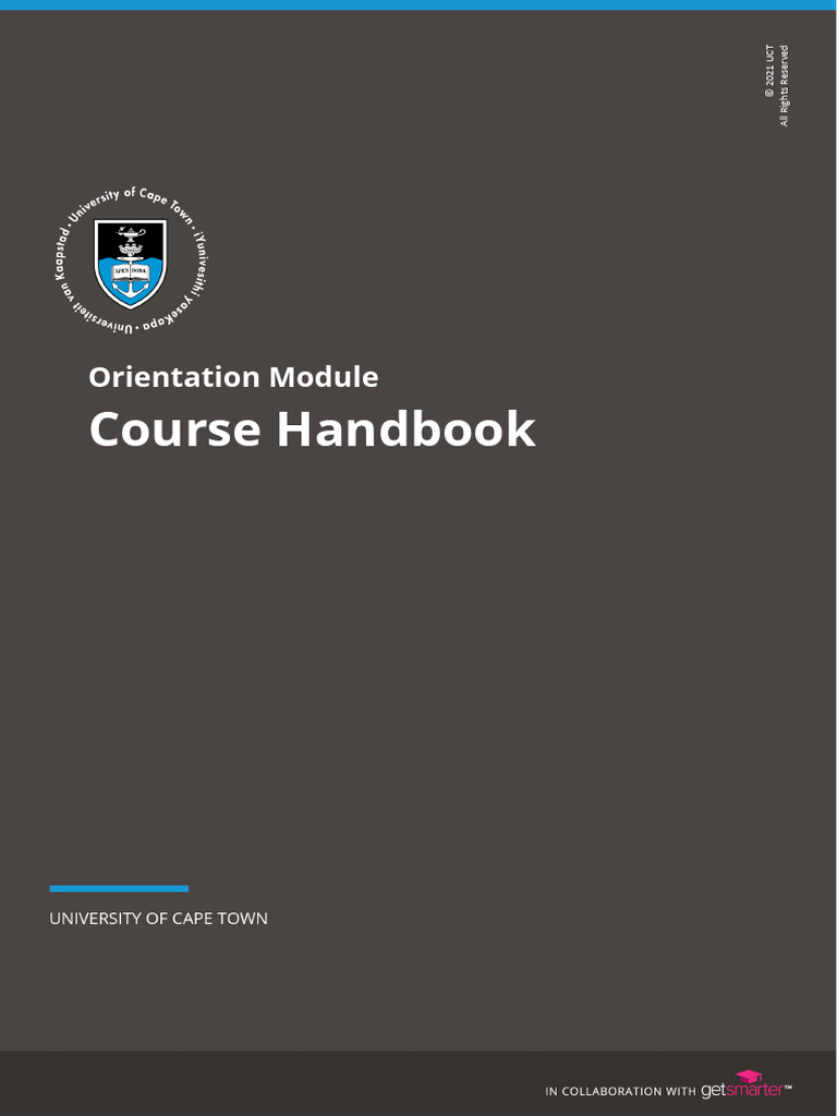 UCT Data Protection Course Handbook | PDF | Privacy | Learning
