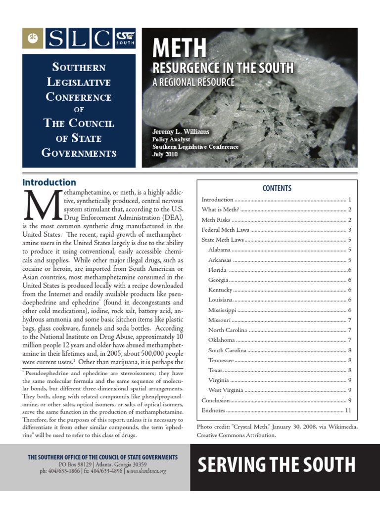 Meth | PDF | Methamphetamine | Substance Abuse