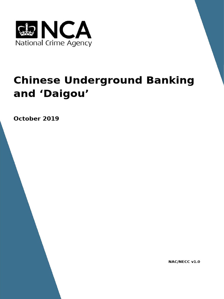 Chinese Underground Banking Daigou v1 0 | PDF | Renminbi | Banks