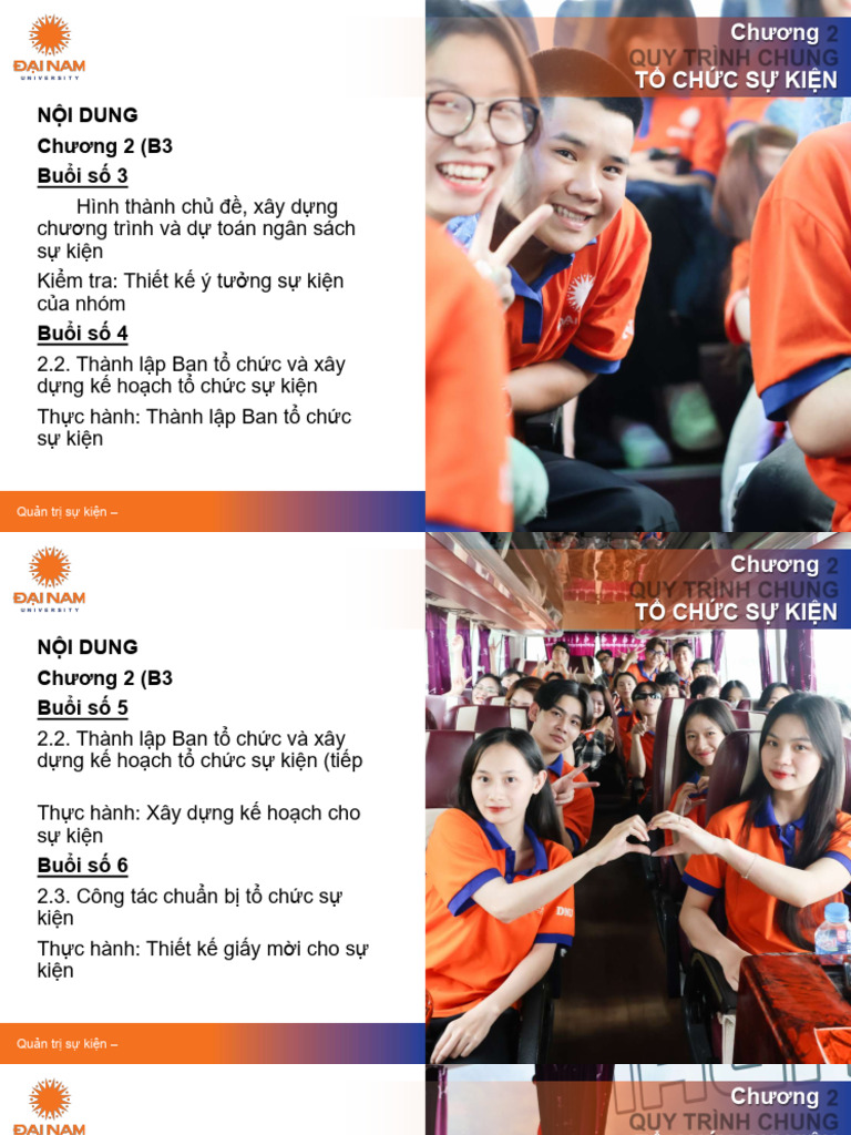 TOU Bai Giang Quan Tri Su Kien 3 | PDF