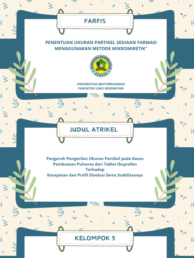 Farfis Kelompok 5 | PDF