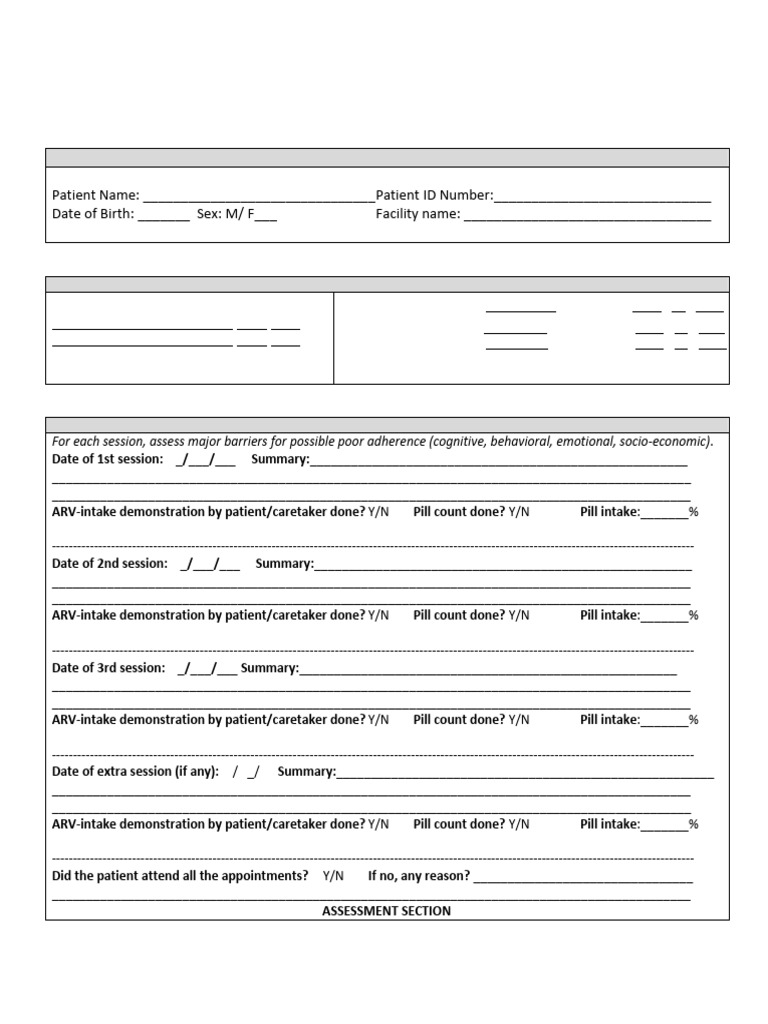 HIGH HIV VIRAL LOAD COUNSELING FORM - Final - 2015 | PDF | Management ...