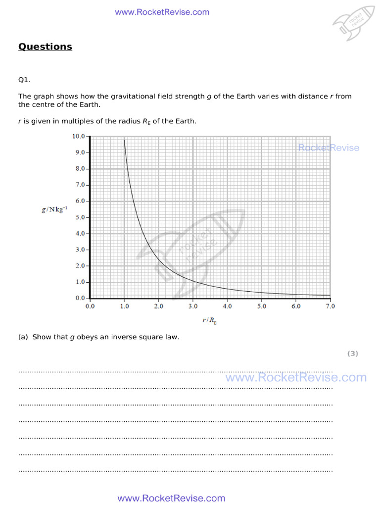 Ial Physics Ch11a Gravitational Fields | PDF