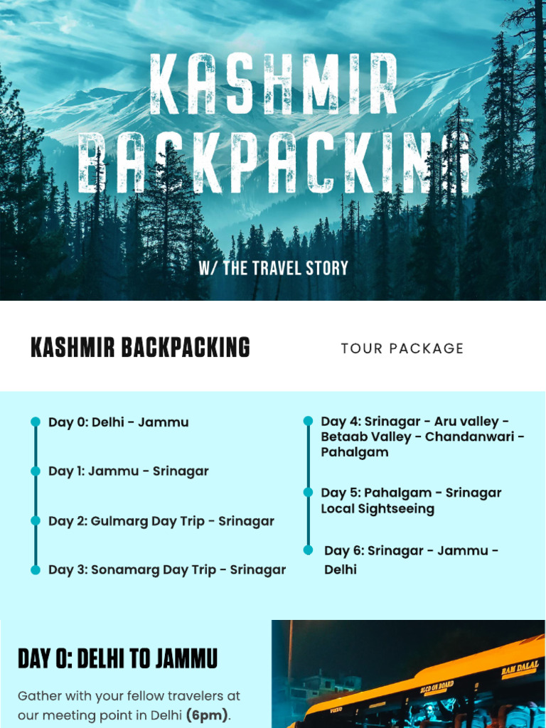 Kashmir Backpacking 2024 | PDF