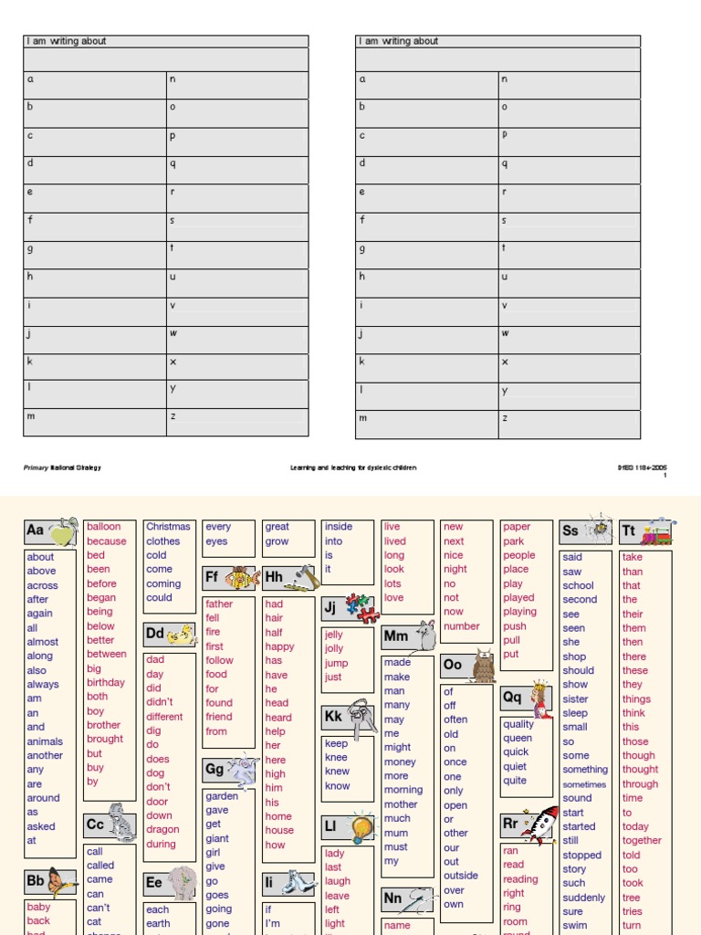 Teaching Tools - Dyslexic Children | PDF | Dyslexia | Educational ...