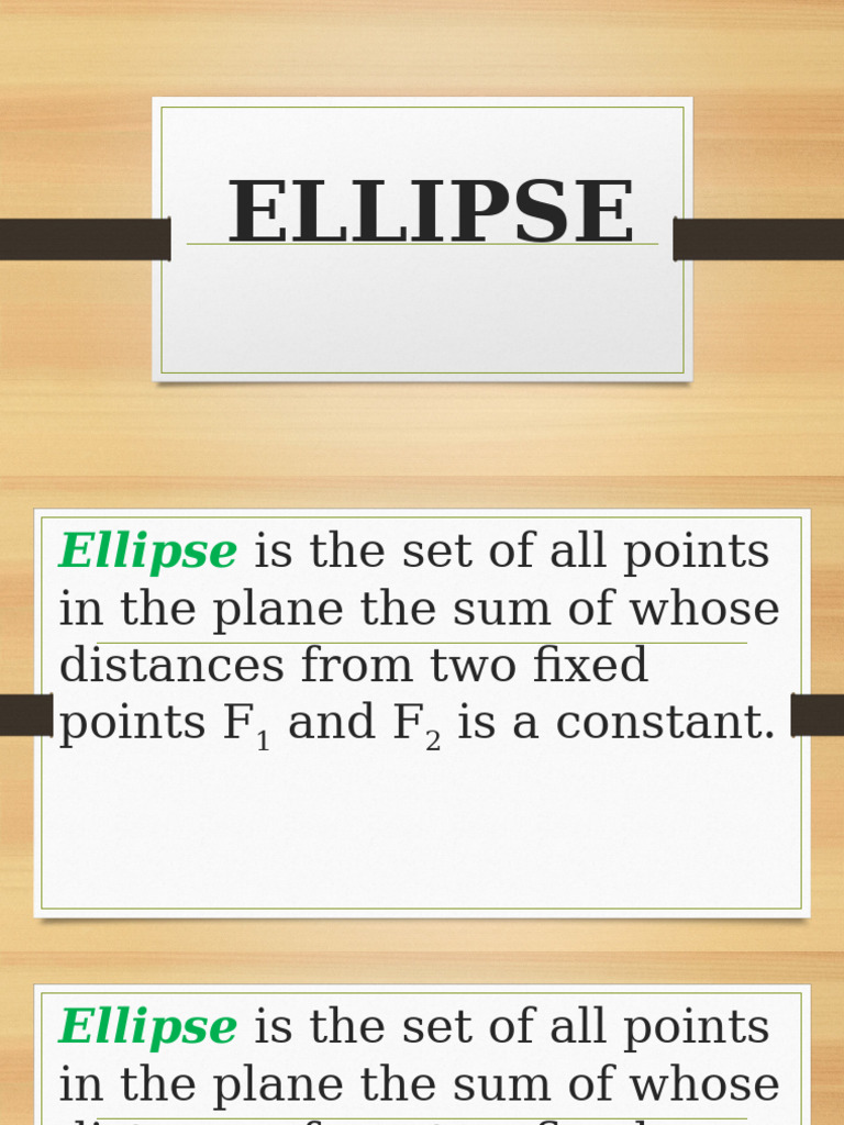 1-4-ellipse | PDF | Ellipse | Perpendicular