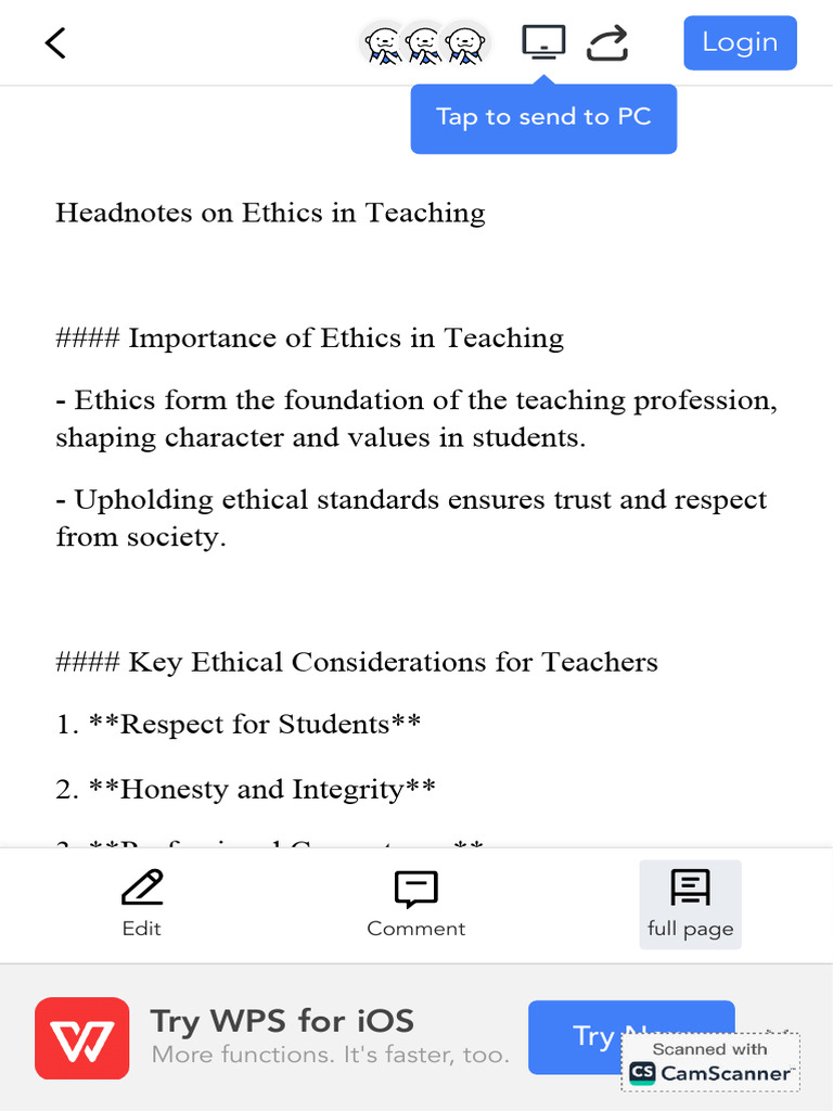 Headnotes On Ethics | PDF