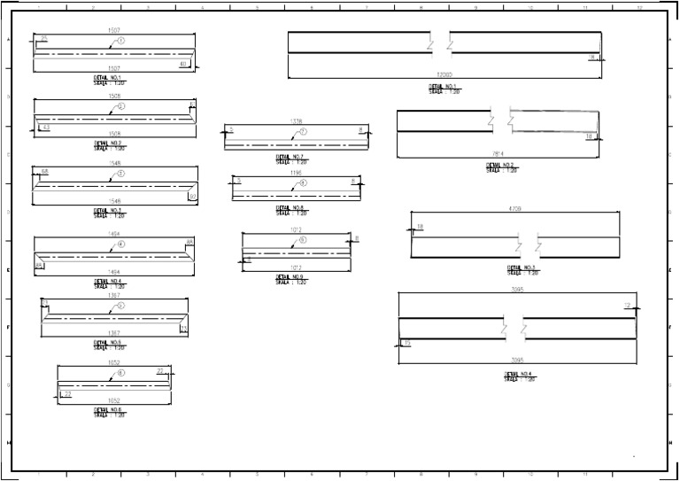 Drawing Struktur Detail- Gudang 1-13 | PDF