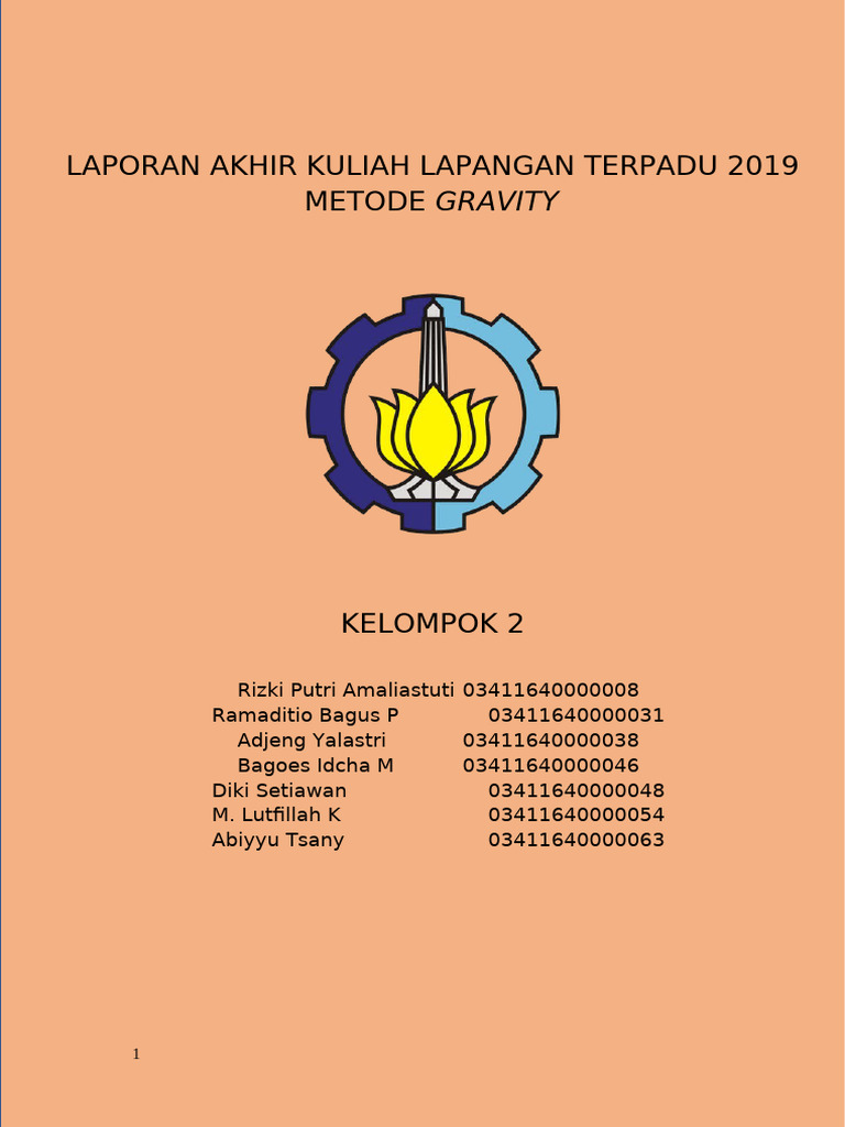 LAPORAN GRAVITY_KELOMPOK 2 | PDF