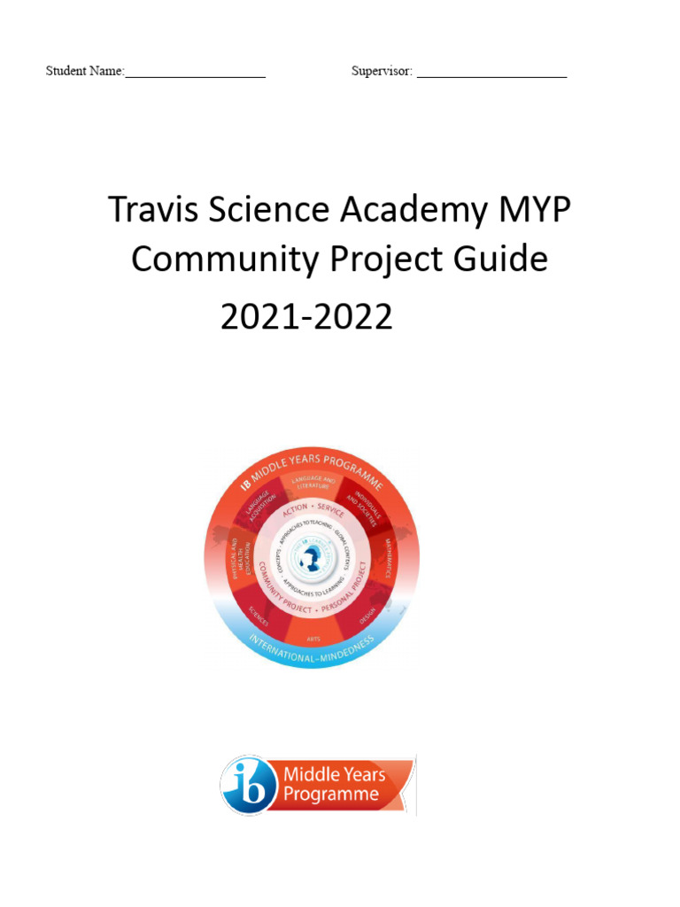 Travis Science Academy Community Project Guide | PDF | Communication ...