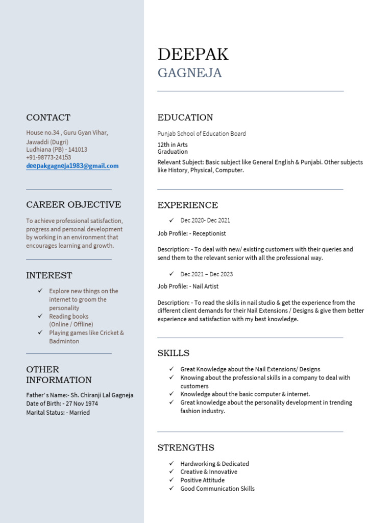 deepak | PDF | Cognitive Science | Cognition