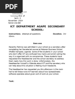 S4 Ict Paper 2 Practical Examination 2024 | PDF | Computer File | Computing