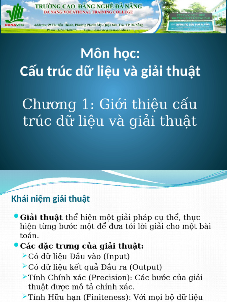 Bai Giảng CTDL-GT Chương 1 | PDF