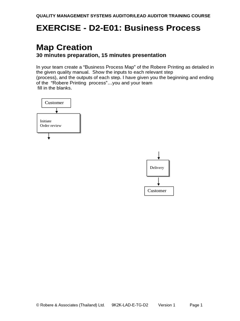 EXERCISE-D2-E01 Rev0 | PDF