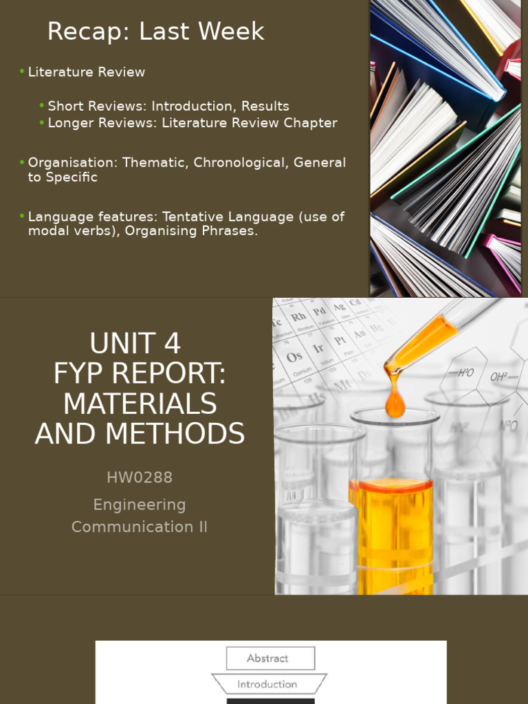 Unit 4 Materials and Methods - Student Copy Updated Sept'23 | PDF | Experiment