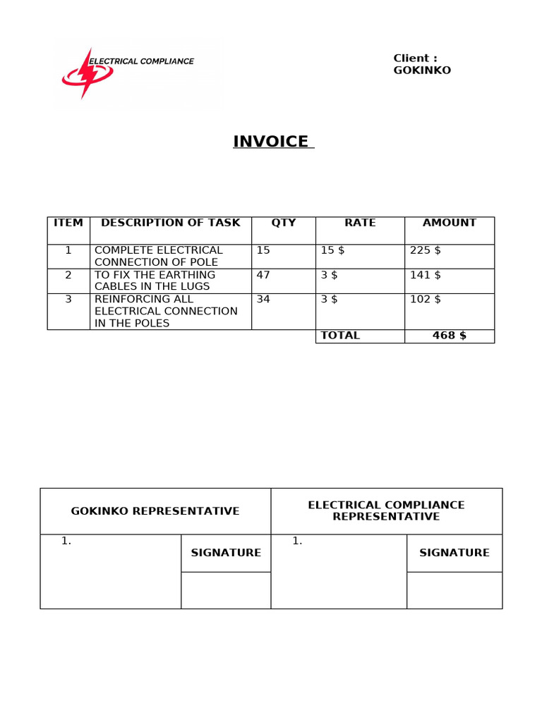 INVOICE | PDF